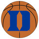 NCAA Duke University Blue Devils Basketball Shaped Round Area Rug ...
