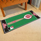 30" x 72" Green MLB Cincinnati Reds Non-Skid Baseball Mat Area Rug ...