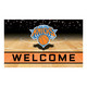 Orange & Blue NBA New York Knicks "Welcome" Rectangular Outdoor Door ...