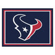 8' x 10' Navy Blue & Red NFL Houston Texans Plush Non-Skid Area Rug ...