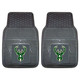 Set of 2 Black NBA Milwaukee Bucks Car Mats 17" x 27" | Christmas Central