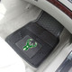 Set of 2 Black NBA Milwaukee Bucks Car Mats 17" x 27" | Christmas Central