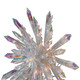 Lighted Iridescent Icicles Christmas Tree Topper - 14" - Clear Lights ...