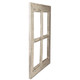 20" Aged Beige Wooden Window Frame Wall Hanging Decoration | Christmas ...