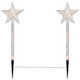 Lighted Star Christmas Outdoor Pathway Markers - 26" - Set of 4 ...