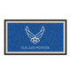 3' x 5' Blue & White U.S Air Force Rectangular Plush Area Throw Rug | Christmas Central