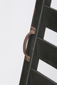 64" Black Two Sided Shutter Panel Ladder Display Stand | Christmas Central