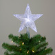 10" LED Lighted 5 Point Star Christmas Tree Topper - Clear Lights ...