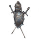41" Silver & Bronze Nunsmere Hall Armor Wall Display | Christmas Central