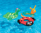Red & Black Inflatable Ladybug Swim Ring Tube Pool Float, 24-inch ...