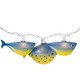 10 Blue & Yellow Fish Mini Summer Patio String Lights – 8.5 ft Green ...