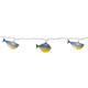10 Blue & Yellow Fish Mini Summer Patio String Lights – 8.5 ft Green ...