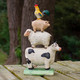 11.5" Stacked Farm Animals Outdoor Garden Statue | Christmas Central