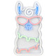 15" Groovy White Alpaca with Red Sunglasses LED Lighted Wall Sign ...