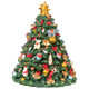 Musical Rotating Christmas Tree Figurine - 6.25" - Green | Christmas ...