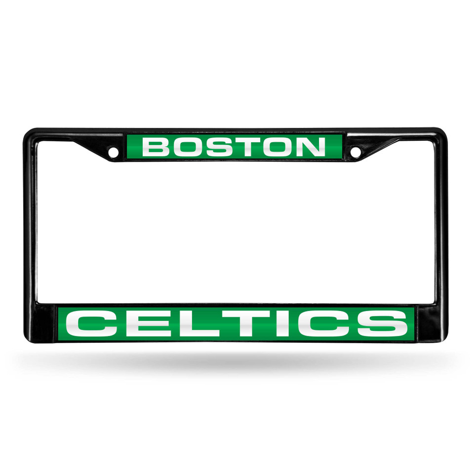 6" x 12" White & Green NBA Boston Celtics Rectangular License Plate ...