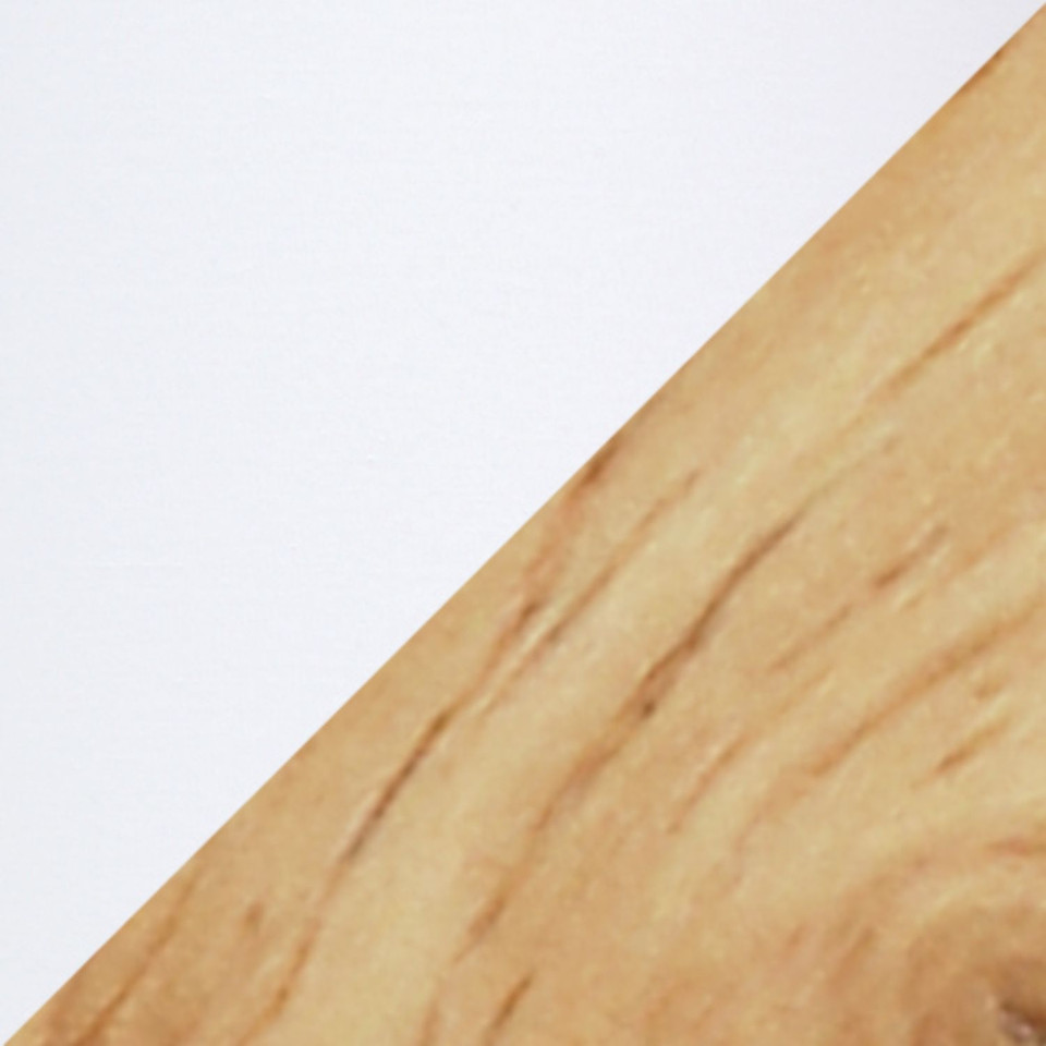 Interlocked Triangular Wooden Table Lamp with Shade - 19" - White ...