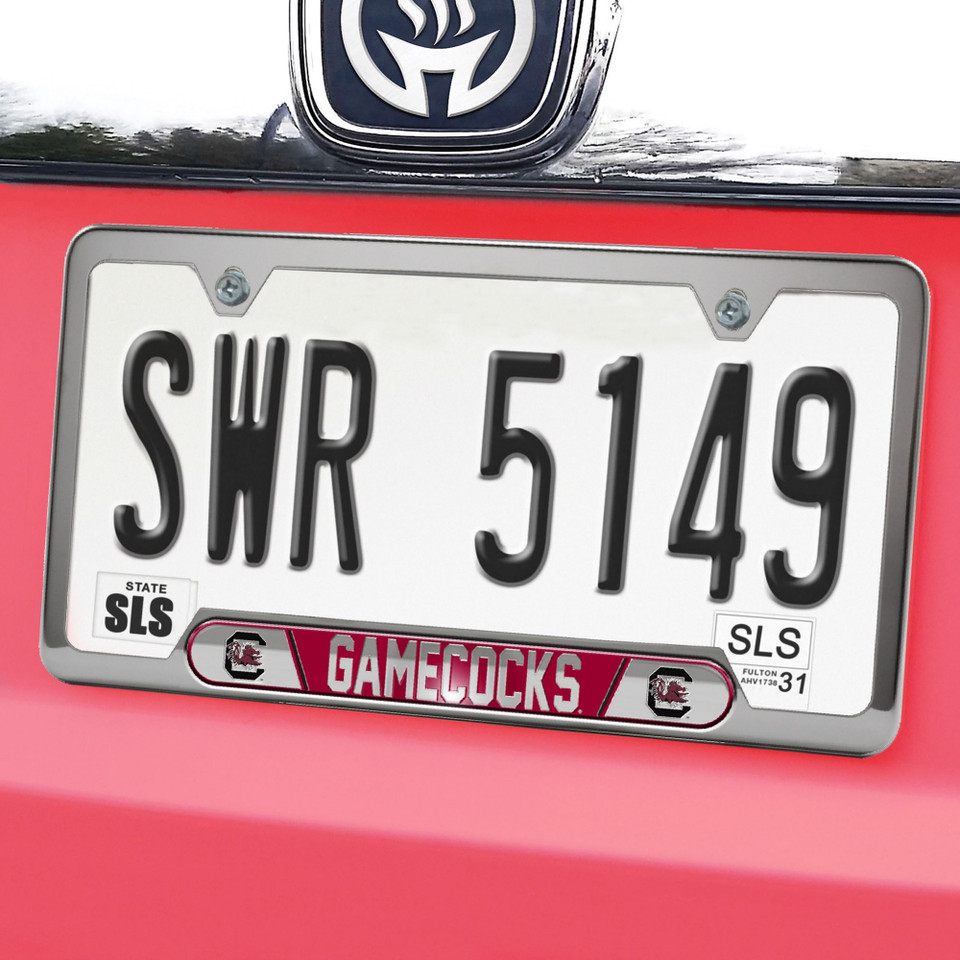 NCAA University of South Carolina Automotive License Plate Frame - 12. ...
