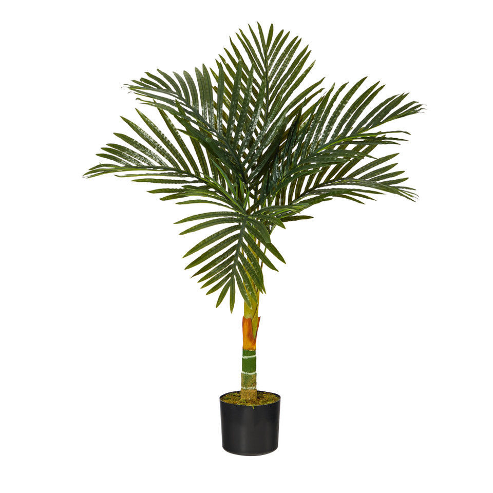 3' Golden Cane Artificial Palm Potted Tree | Christmas Central