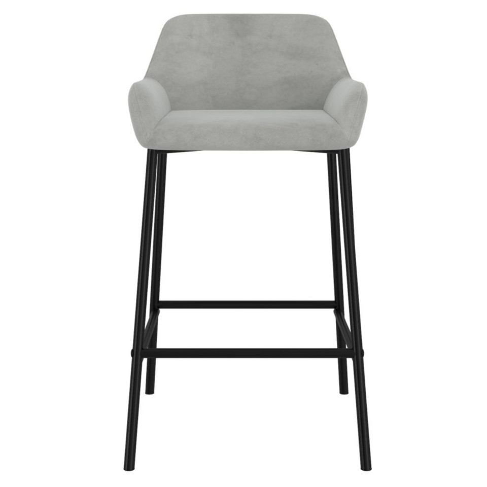 Cushioned Counter Stool - 34.5" - Set of 2 - Gray & Black | Christmas ...