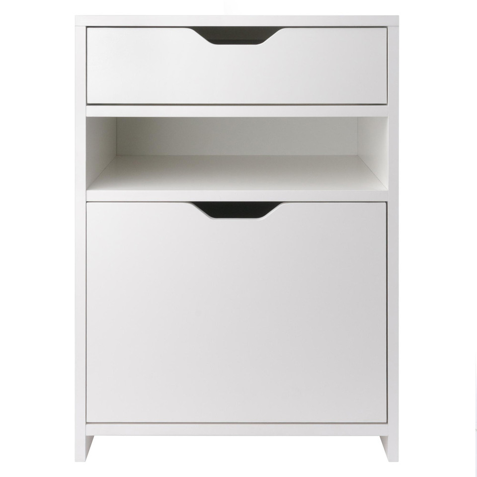 Filing Storage Cabinet with Drawer - 26.25" - White | Christmas Central