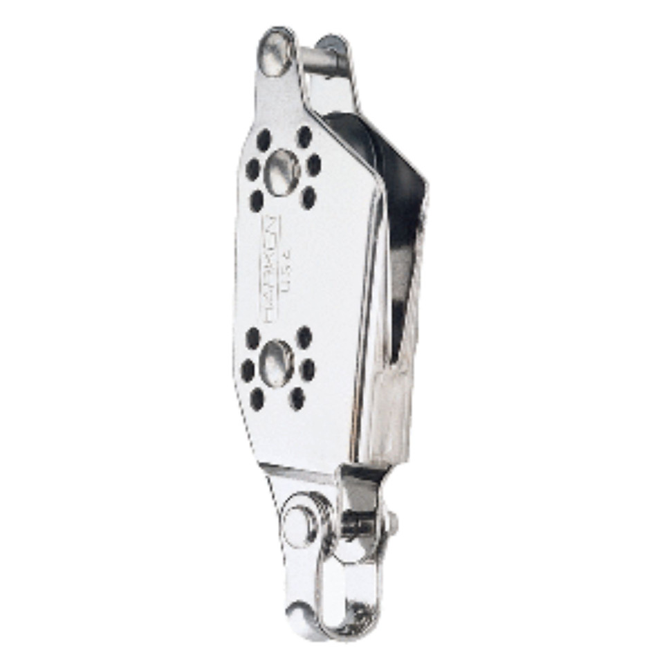 4" Harken 22MM Fiddle Micro Fishing Block with V-Jam & Becket ...