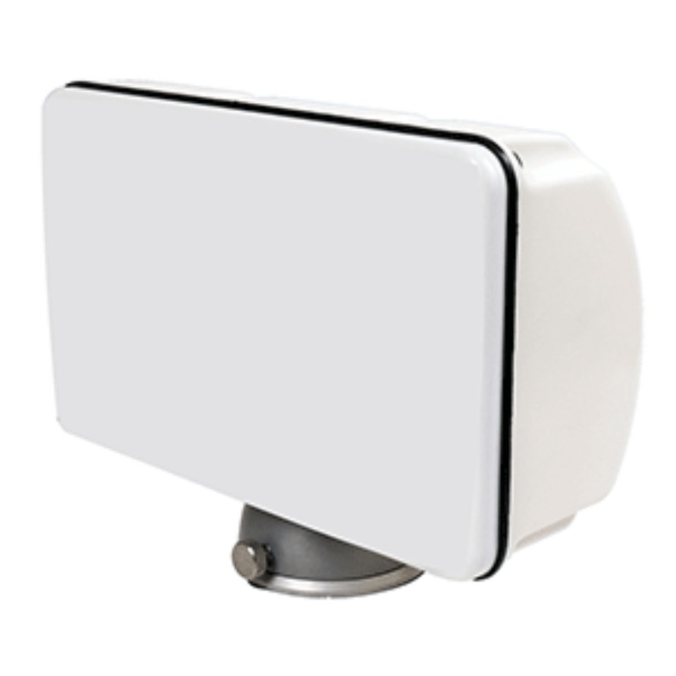 13" White & Silver DPOD Deck Power Pod Box - Small | Christmas Central