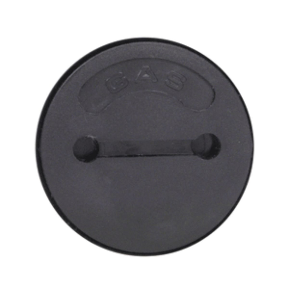 5" Black Perko Spare Gas Cap with O-Ring & Cable | Christmas Central