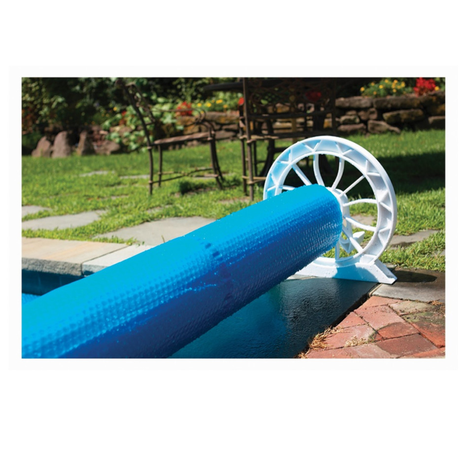 White Inground Pool Resin Solar Reel System - 16.5" - 2pc | Christmas ...