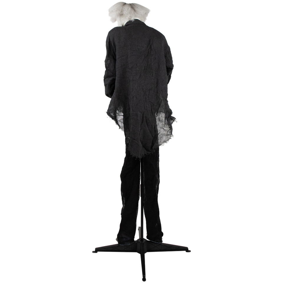 5.5' Spooky Town LED Lighted Animated Butler with Sound Halloween ...