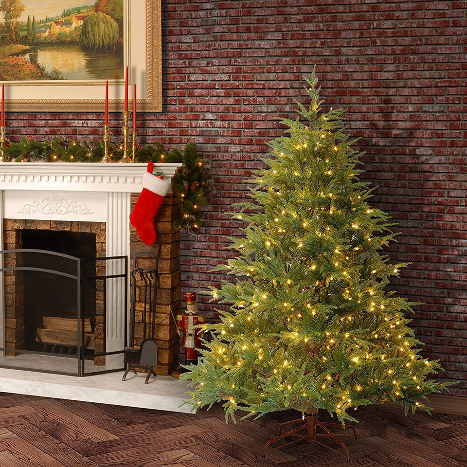 6 ft. Frasier Grande Tree with Dual Color LED Lights | Christmas Central
