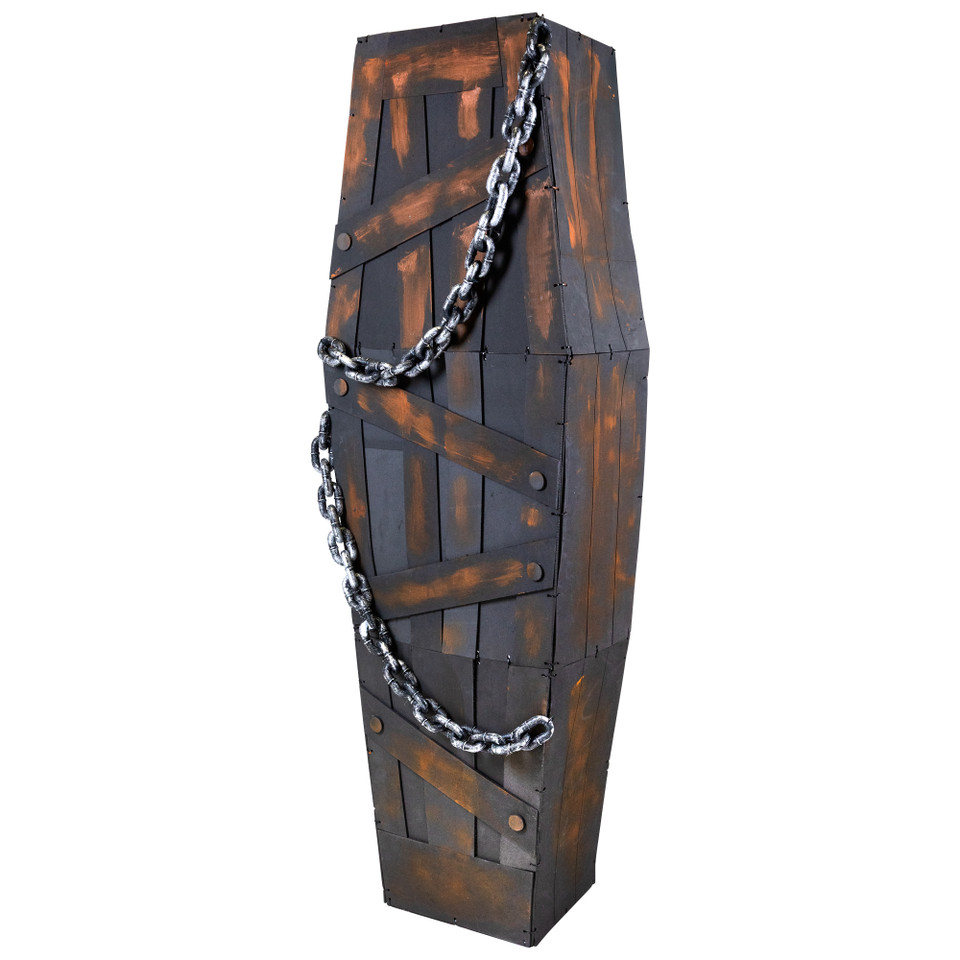 Animated Shaking Chained Coffin Halloween Decoration with Sound - 63 ...