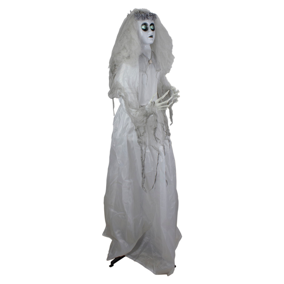 6' Lighted & Animated Ghost Bride Halloween Decoration | Christmas Central