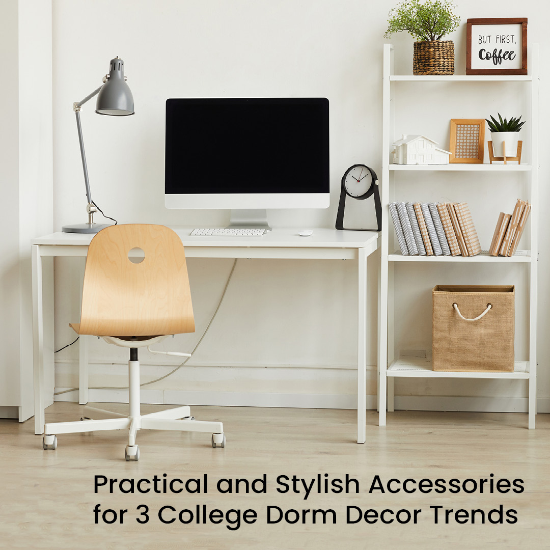 Practical and Stylish Accessories for 3 College Dorm Decor Trends ...