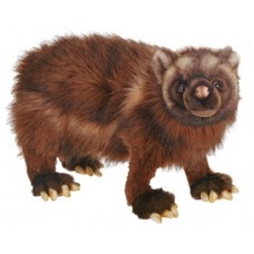 Set of 2 Life-Like Handcrafted Extra Soft Plush Wolverine Stuffed ...