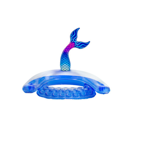 60 Inflatable Mermaid Tail Swimming Pool Sling Chair Pool Float
