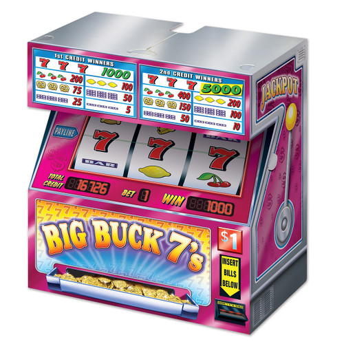 Pack of 6 Multi-Color Slot Machine 'Big Buck 7's' Table Centerpieces 19 ...