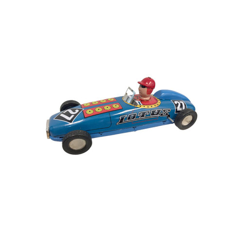 Lotus Style Race Car Wind-up Adult Collectible Tin Toy - 10" - Blue ...