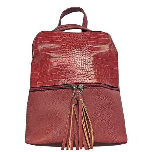 12" Red Backpack with Adjustable Strap | Christmas Central