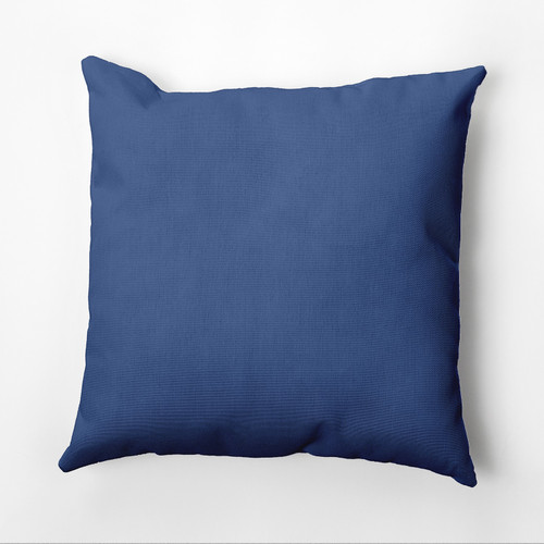 26" x 26" Nautical Blue Solid Square Throw Pillow | Christmas Central