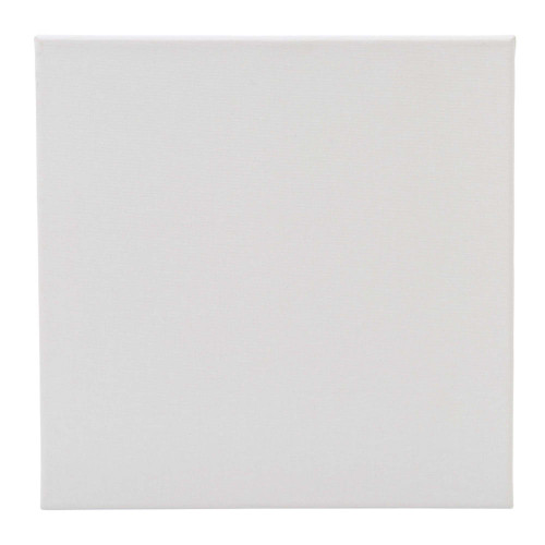 12" White Square Canvas in Wooden Frame | Christmas Central
