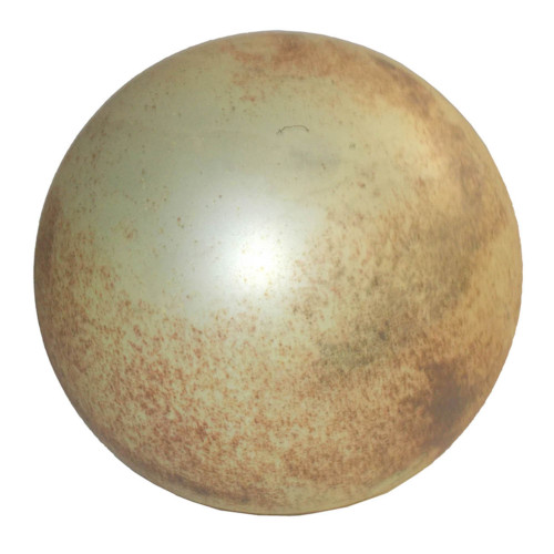 8" Gold Antique Finish Rustic Style Decorative Ball | Christmas Central