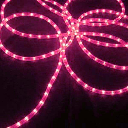 100ct Pink Commercial Length Christmas Rope Light Set | Christmas Central