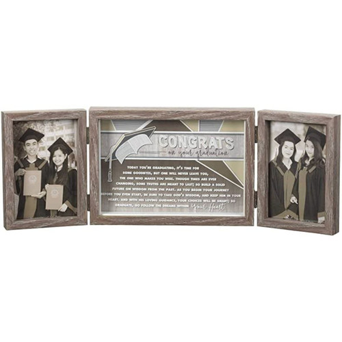 19" Brown Congrats on Your Graduation Tabletop Photo Frame | Christmas ...