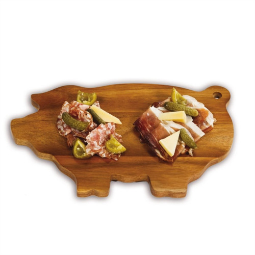 PIG SHAPED BOARD - Acacia wood | Christmas Central