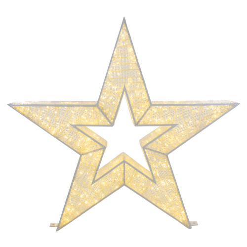 4ft Lighted Commercial Grade LED Star Christmas Display Decoration ...
