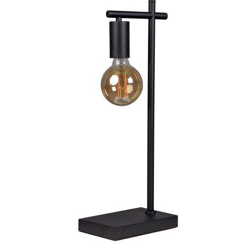 20.75" Black Powder Coated LED Table Lamp | Christmas Central