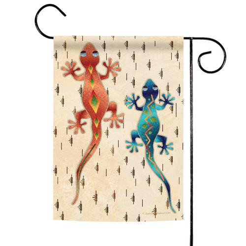 Southwest Desert Lizards Outdoor Garden Flag 18" x 12.5" | Christmas ...