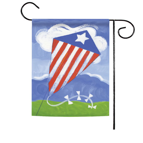 Patriotic Kite Outdoor Garden Flag 18" x 12.5" | Christmas Central