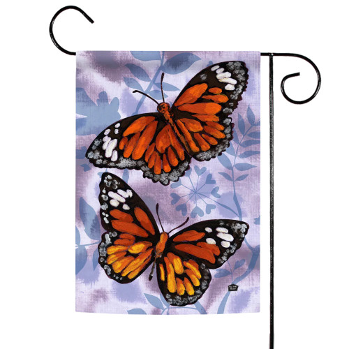 Flutter By Butterfly Outdoor Garden Flag 18" x 12.5" | Christmas Central